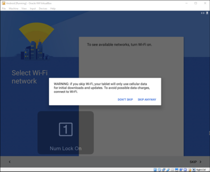 Installing Android in VirtualBox - One Click Root