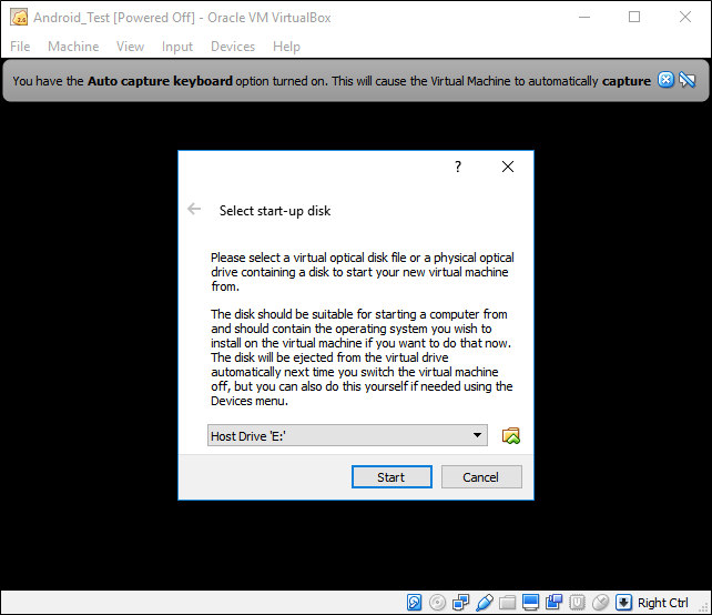 Installing Android in VirtualBox - One Click Root