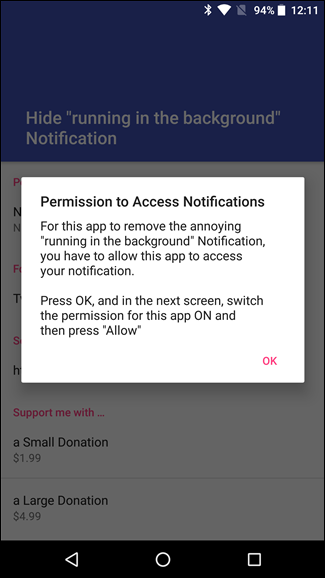 Disabling the “Is Running in the Background” Notification on Android Oreo - One Click Root